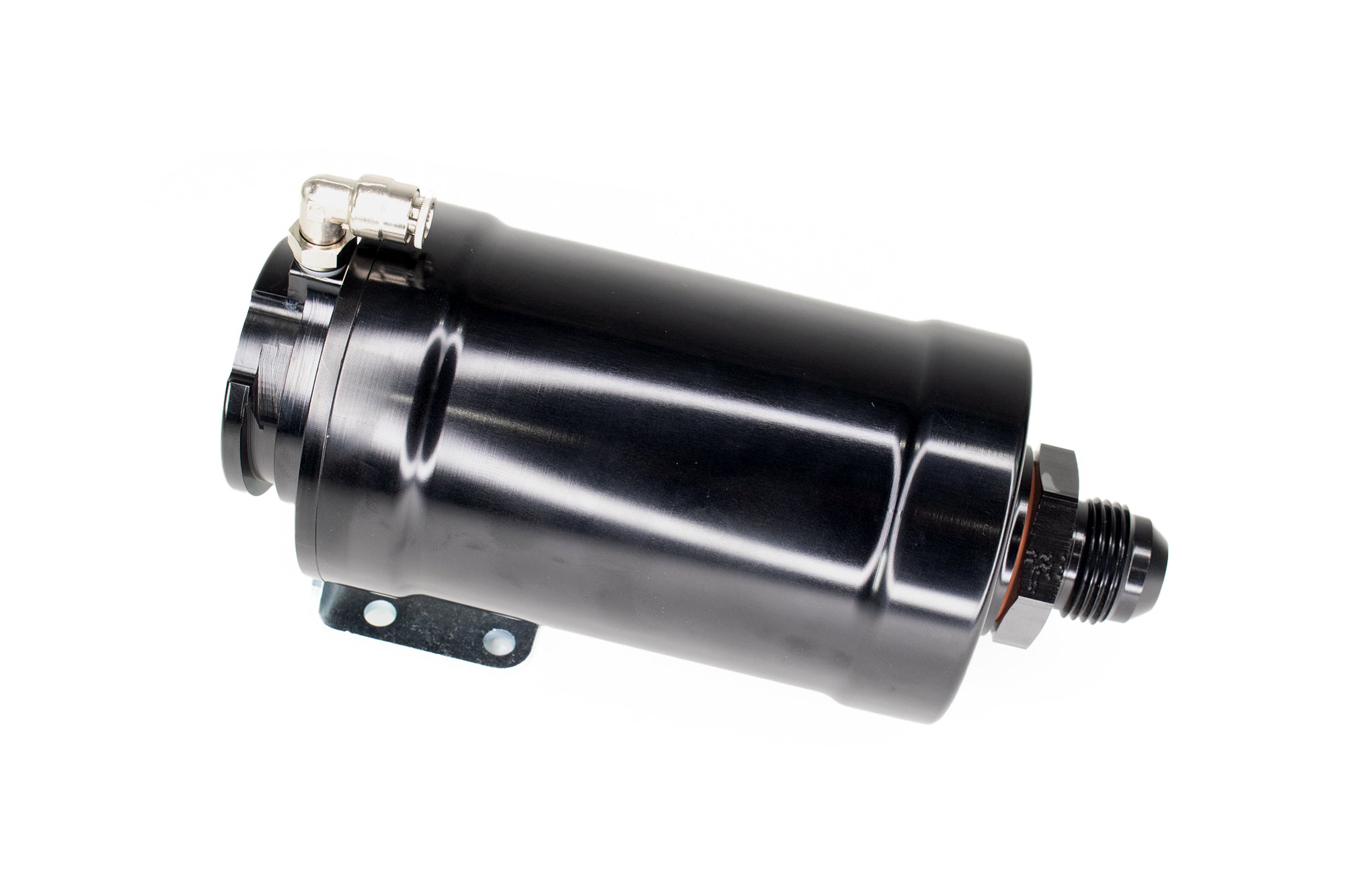 Coolant Expansion Tank / Remote Fill Billet Black Anodized w/ Mount ...